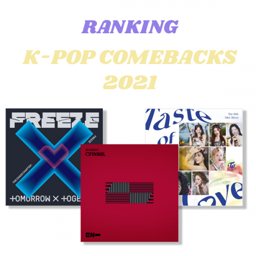 Ranking K-pop Comebacks 2021 Tier List (Community Rankings) - TierMaker