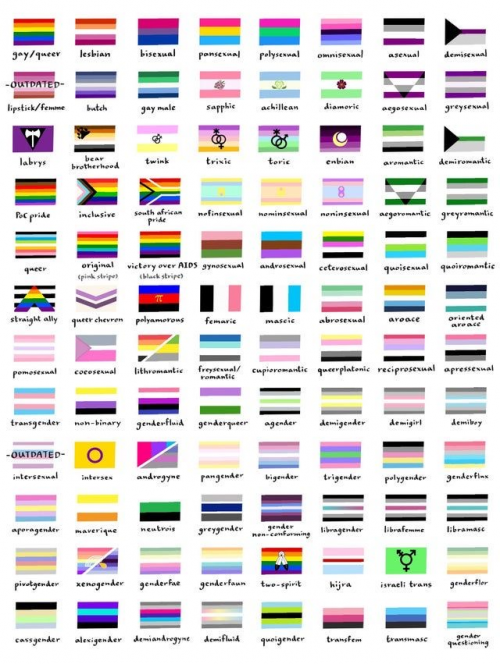 Create a Rate pride flag aesthetics Tier List - TierMaker