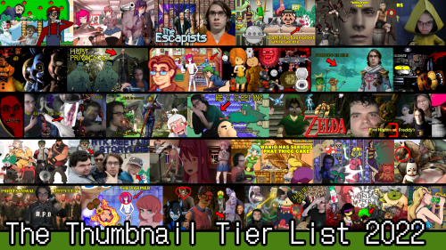 Create a Ratrapina Thumbnail 2022 Tier List - TierMaker