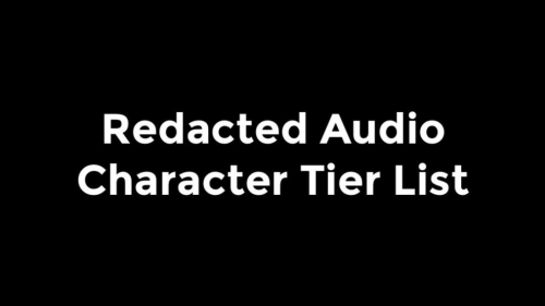 Create a Redacted Audio Tier List - TierMaker
