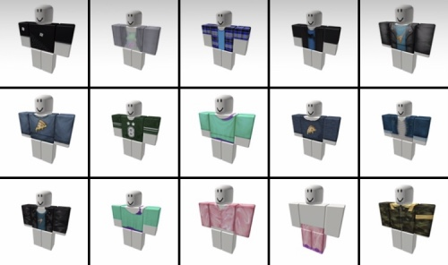 Create a Roblox clothing Shirts, Pants and T-Shirts (530 images) Tier ...
