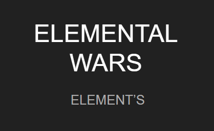 Roblox Elemental Wars Elements Tier List (Community Rankings) - TierMaker