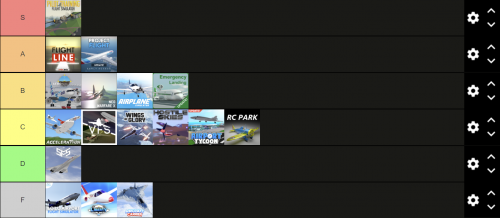 Roblox Flight Games Tier List (Community Rankings) - TierMaker
