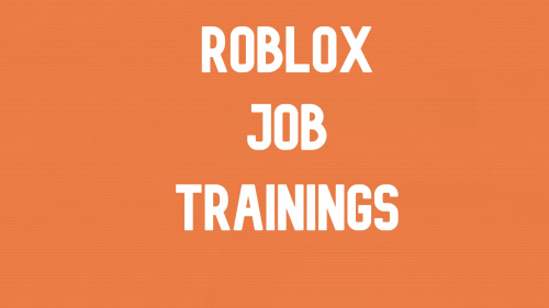 Roblox Job Trainings Tier List (Community Rankings) - TierMaker