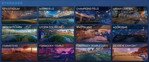 Create a Rocket League Competitive Maps Tier List - TierMaker