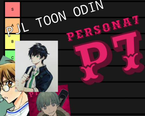 Create a Rpg Persona 7 PJL Tier List - TierMaker