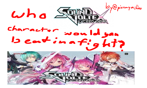 Create a sound voltex (sdvx) characters if you were in a fight Tier ...