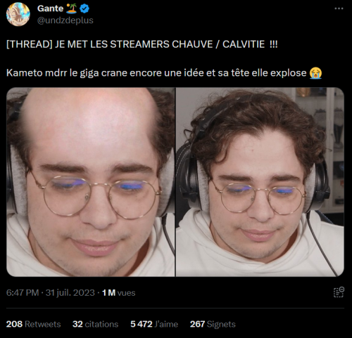 Create a STREAMER FR TRANSFO CALVACE Tier List - TierMaker