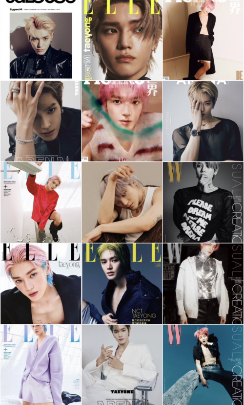 Create a Taeyong Magazine Covers Tier List - TierMaker