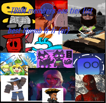 Create a The Blue Head Mafia members 2.1 Tier List - TierMaker