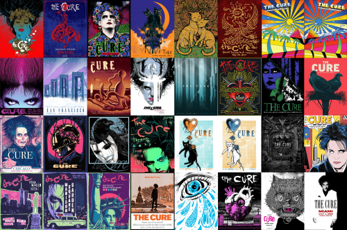 Create a The Cure U.S. Tour 2023 Posters Tier List - TierMaker
