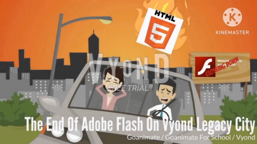 Create a The End of Adobe Flash on Goanimate Vyond Legacy City Tier ...