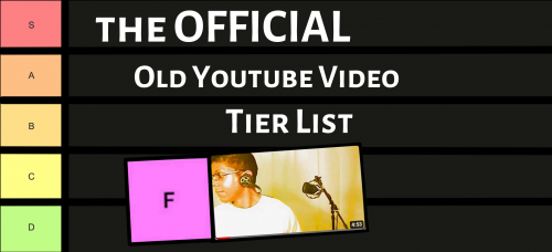 Create a The Old Youtube Video Tier List - TierMaker