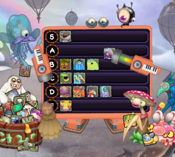 Create a The Ultimate My Singing Monsters Alignment Chart - TierMaker