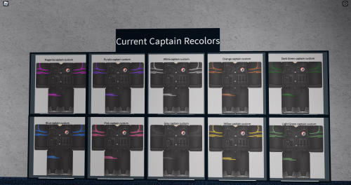 Create a tms captain uniform Tier List - TierMaker