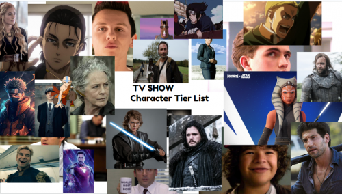 Create a TV Show Characters Tier List - TierMaker