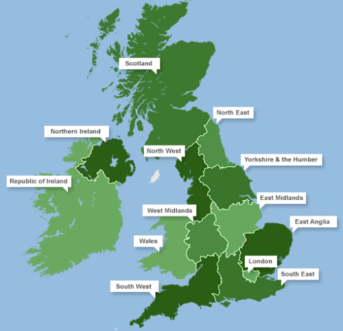 UK Regions Tier List (Community Rankings) - TierMaker