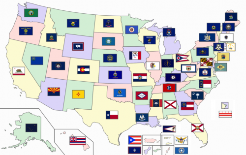 Create a Updated US State Flags (+Territories) Tier List - TierMaker