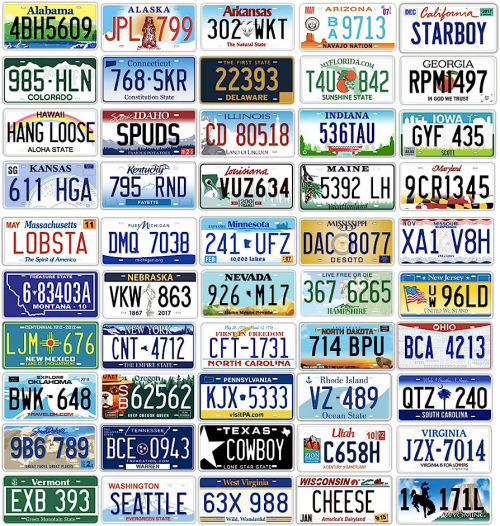 U.S. State License Plates Tier List (Community Rankings) - TierMaker