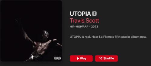 Utopia Travis Scott Tier List (Community Rankings) - TierMaker