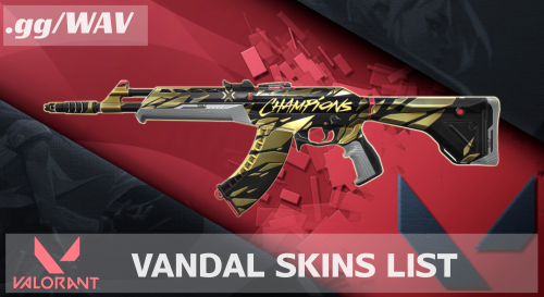 Create a Valorant Vandal skins Tier List - TierMaker