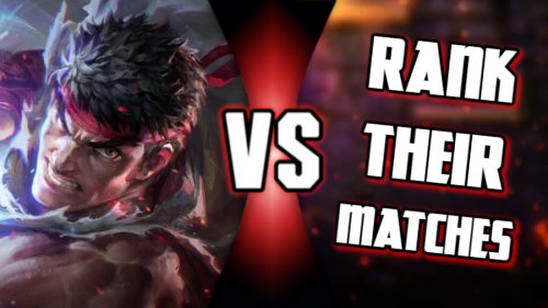 Create a VS Matchups for Ryu Tier List - TierMaker