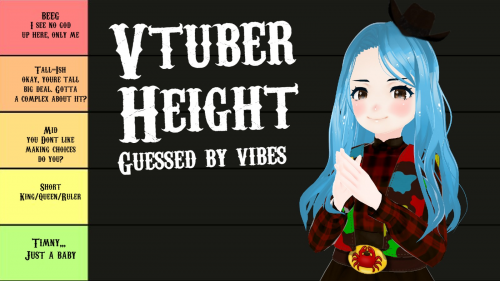 Create a Vtuber Height Game Tier List - TierMaker