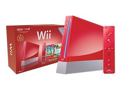 Red Wii Game Case Template