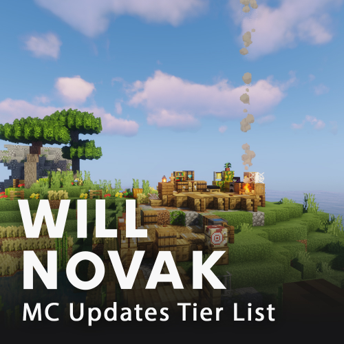 Create a Will's Minecraft Updates Tier List - TierMaker