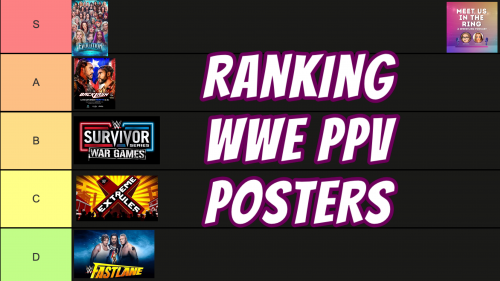 WWE PPV Posters 2010-2023 Tier List (Community Rankings) - TierMaker