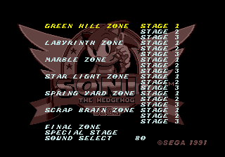 Zones in Sonic The Hedgehog (1991) Tier List (Community Rankings ...