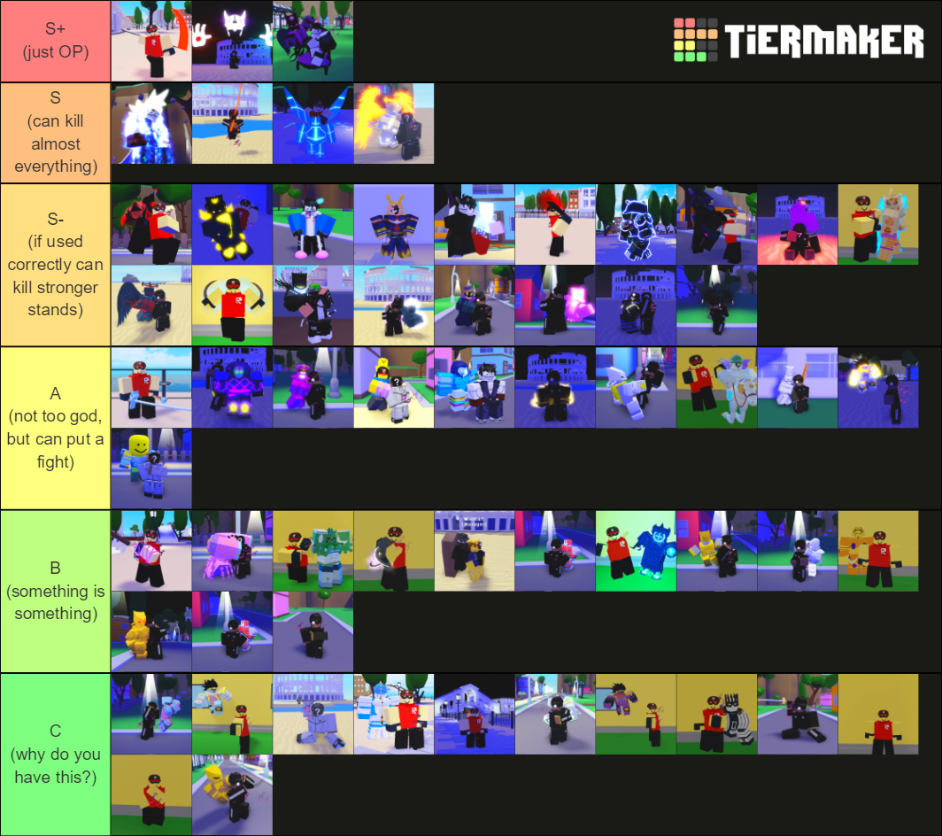 a universal time PVP tier lsit (13/9/2020) Tier List (Community ...