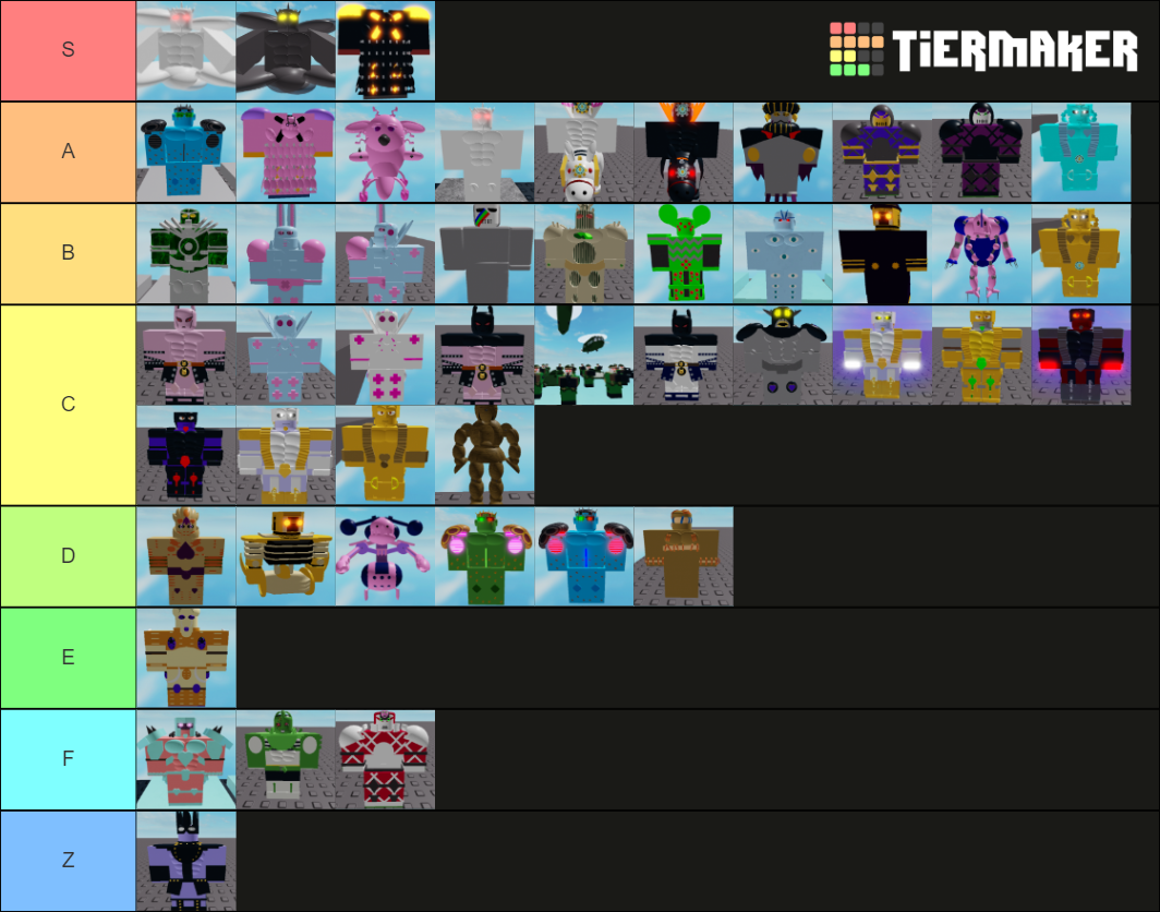 Adonai's Stand Models Tier List (Community Rankings) - TierMaker