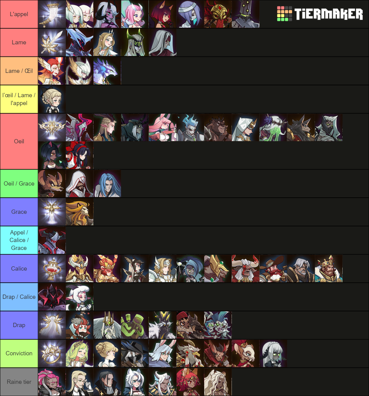 AFK Arena 1.40 Tier List (Community Rankings) - TierMaker
