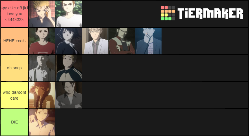ajin demi human characters Tier List (Community Rankings) - TierMaker