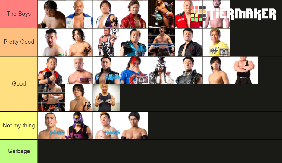 AJPW 2020 Tier List (Community Rankings) - TierMaker