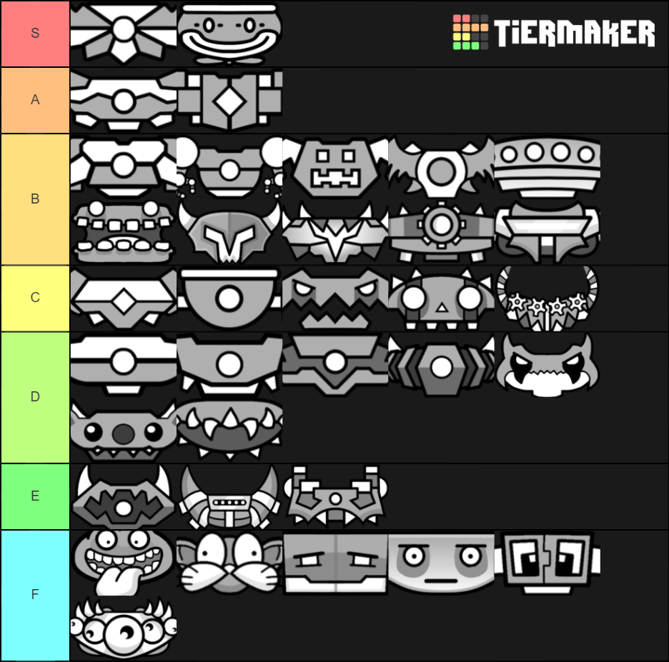 All Geometry Dash UFOs Tier List (Community Rankings) - TierMaker