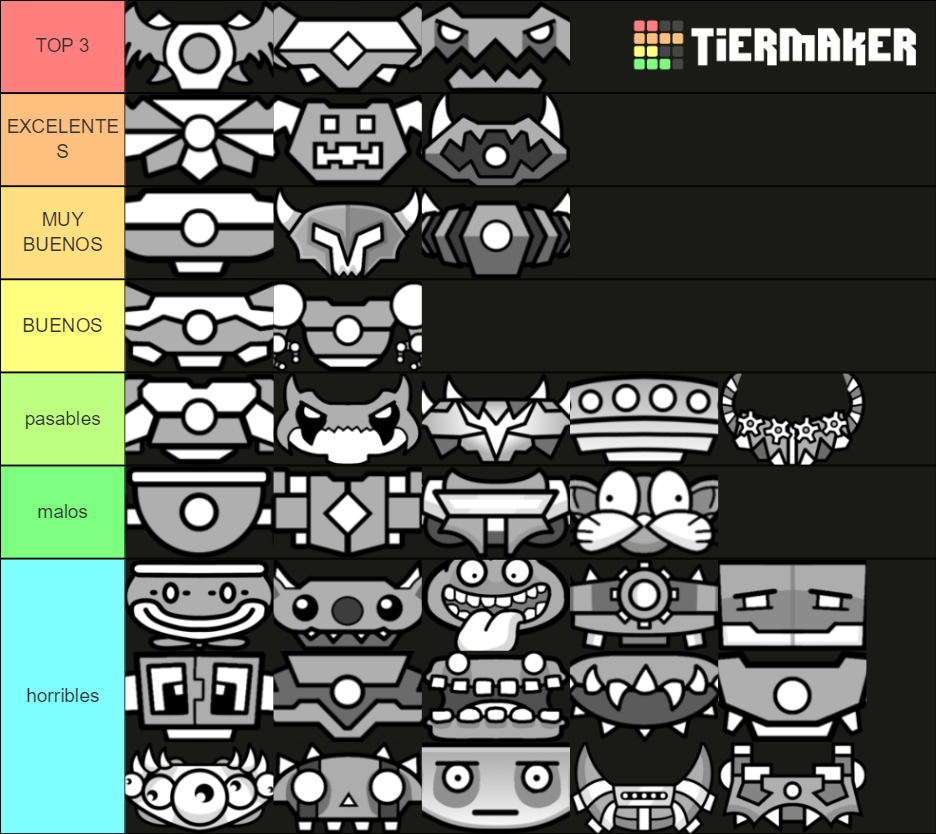 All Geometry Dash UFOs Tier List (Community Rankings) - TierMaker
