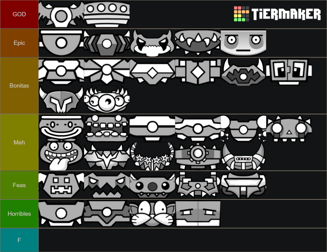 All Geometry Dash UFOs Tier List (Community Rankings) - TierMaker
