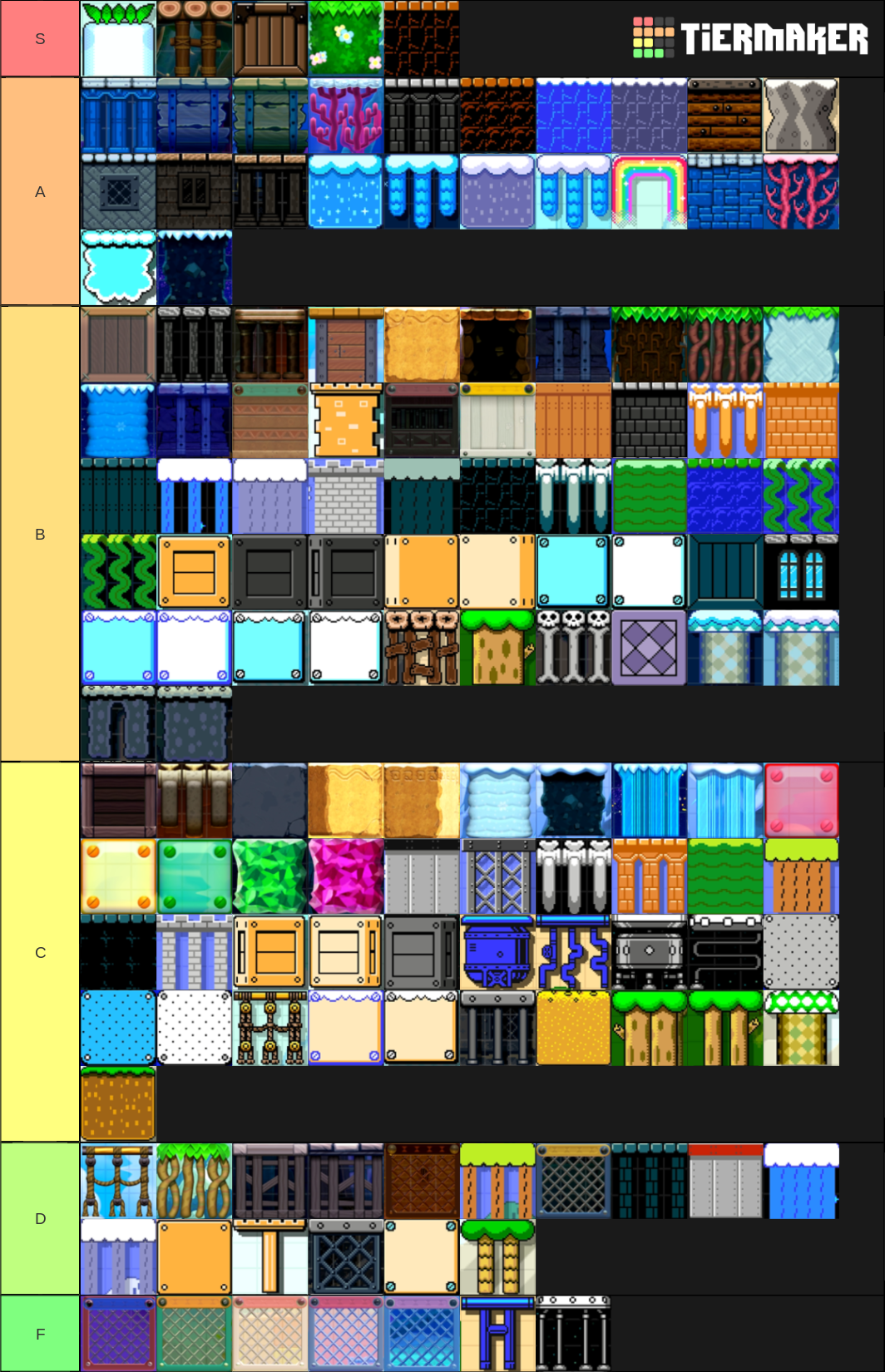 All Mario Maker 2 Semi Solids Tier List (Community Rankings) - TierMaker