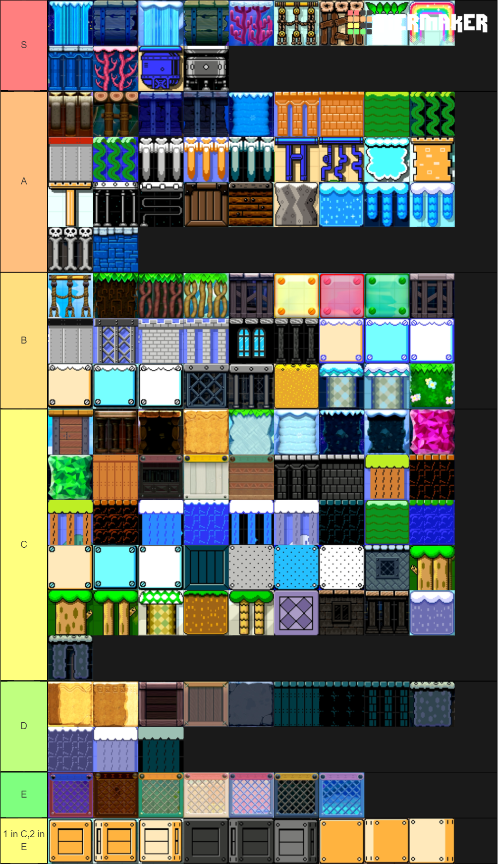 All Mario Maker 2 Semi Solids Tier List (Community Rankings) - TierMaker