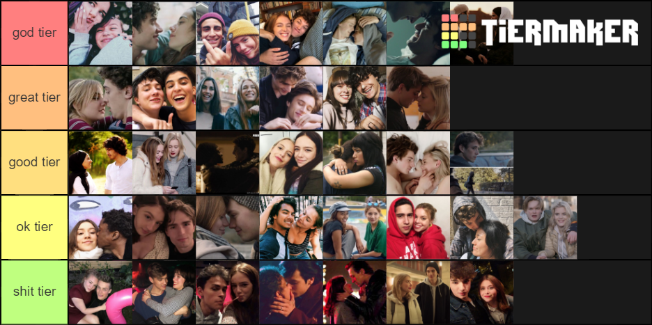 all skam and remakes ships Tier List (Community Rankings) - TierMaker
