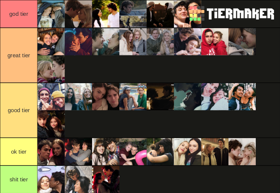 all skam and remakes ships Tier List (Community Rankings) - TierMaker