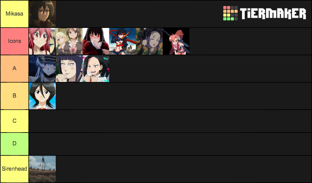 Anime Baddies Tier List (community Rankings) - Tiermaker