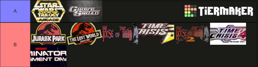 Arcade Shooter Tier List (Community Rankings) - TierMaker