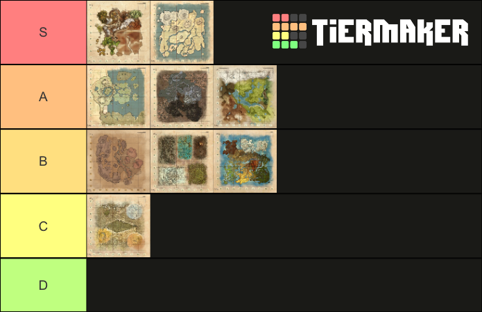 Ark Maps Tier List (Community Rankings) - TierMaker