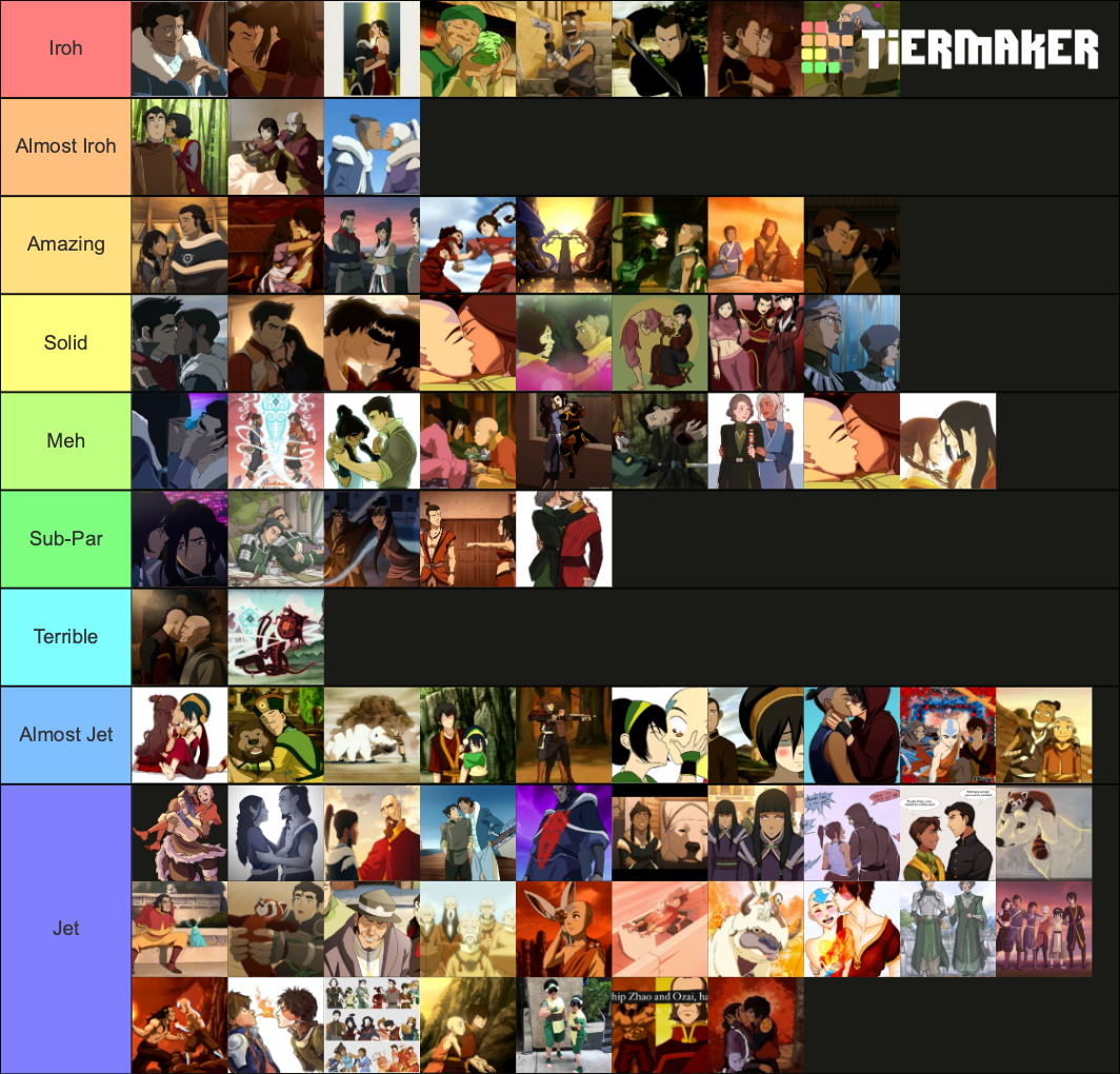 ATLA and TLOK Ships Tier List (Community Rankings) - TierMaker