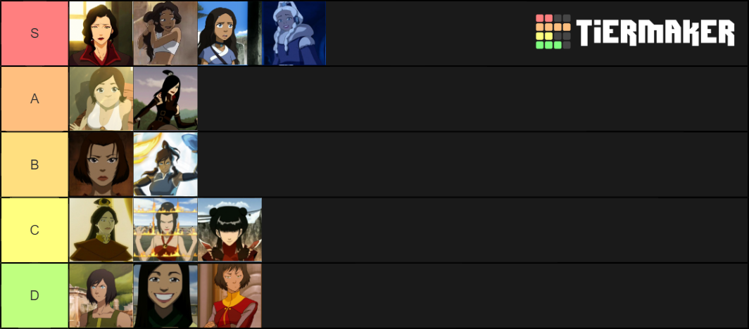 Avatar Baddies Tier List (Community Rankings) - TierMaker