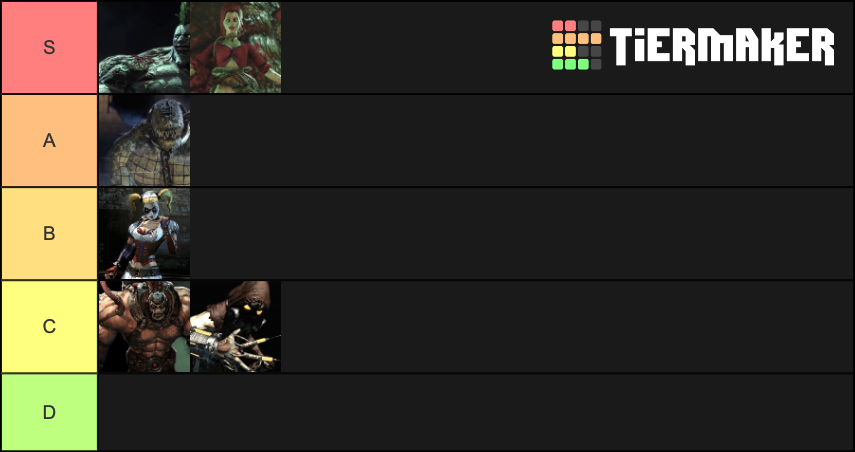 Batman Arkham Asylum Boss Tier List (Community Rankings) - TierMaker