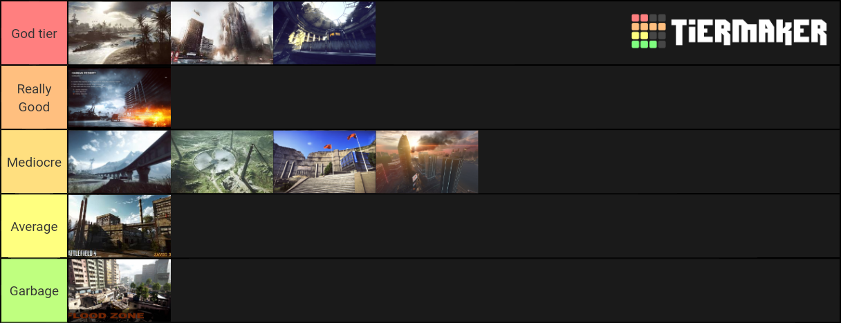 Battlefield 4 base Maps Tier List (Community Rankings) - TierMaker